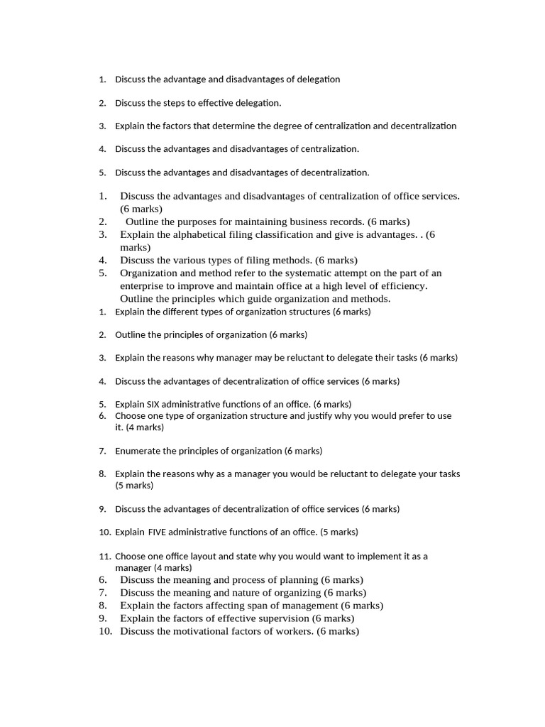 Discussion Questions After Cat 1 | PDF | Self-Improvement