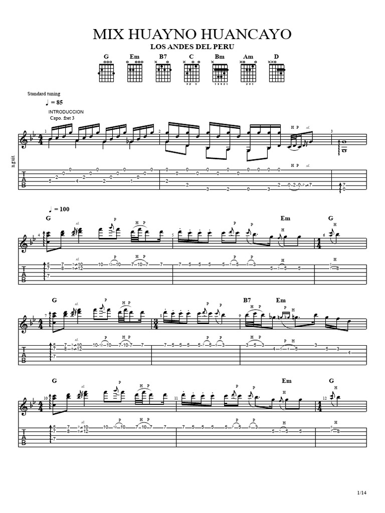 Mix Huayno Huancayo | PDF