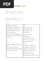 Scar Tissue Tab Guitar Tab | PDF | Song Structure | Songs