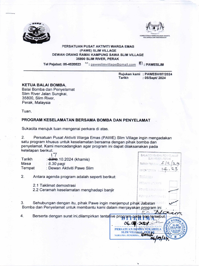 Pawe Slim Village (Jemputan Program) | PDF