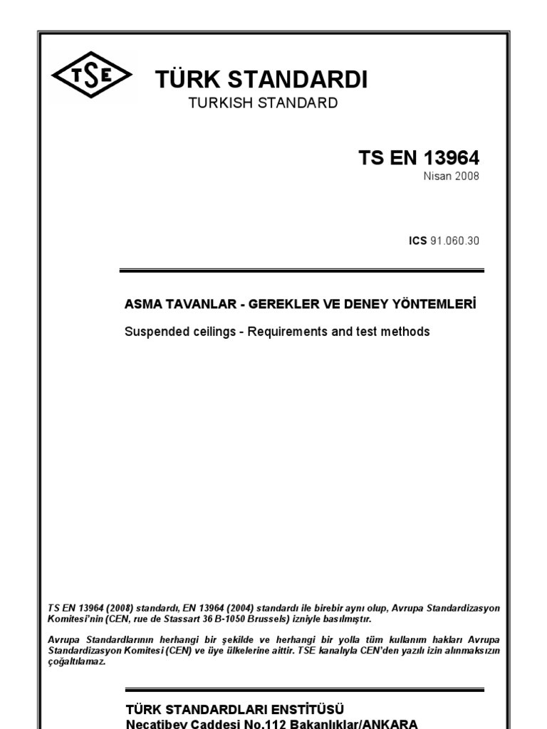 TS en 13964 - 2008 | PDF