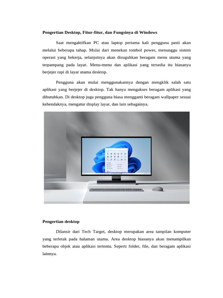 Makalah Pengertian Desktop File Manager | PDF
