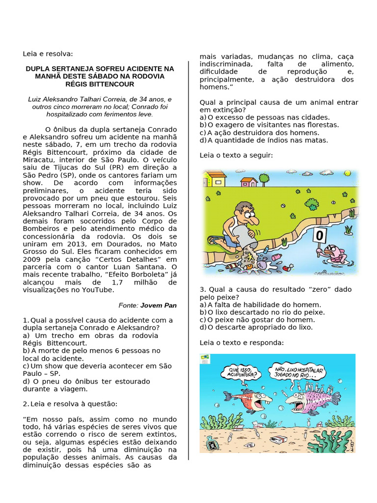 Causa e Consequência - Tudo Sala de Aula | PDF