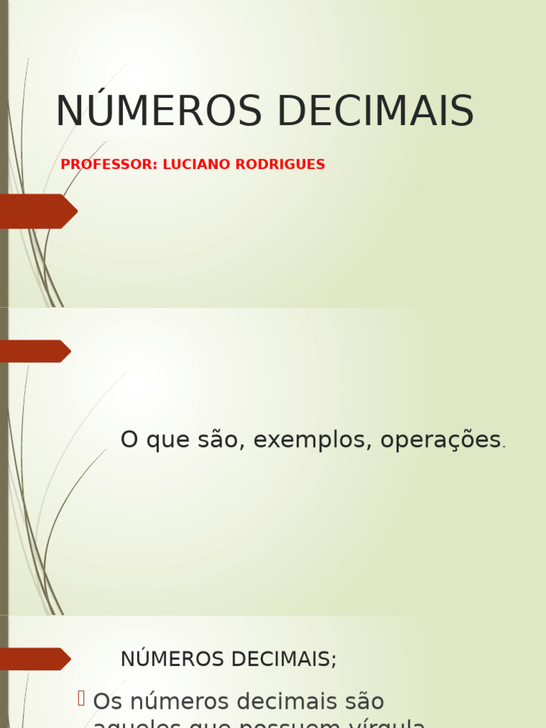 Números Decimais | PDF