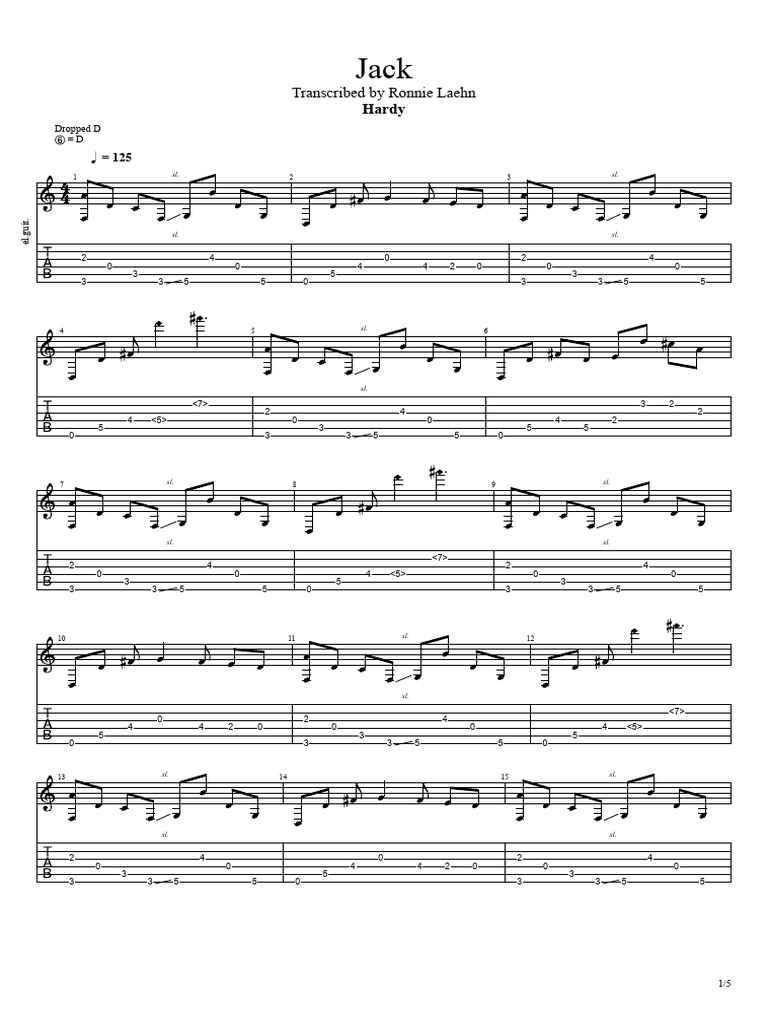 Cofra Hardy Guitar Tabs | PDF