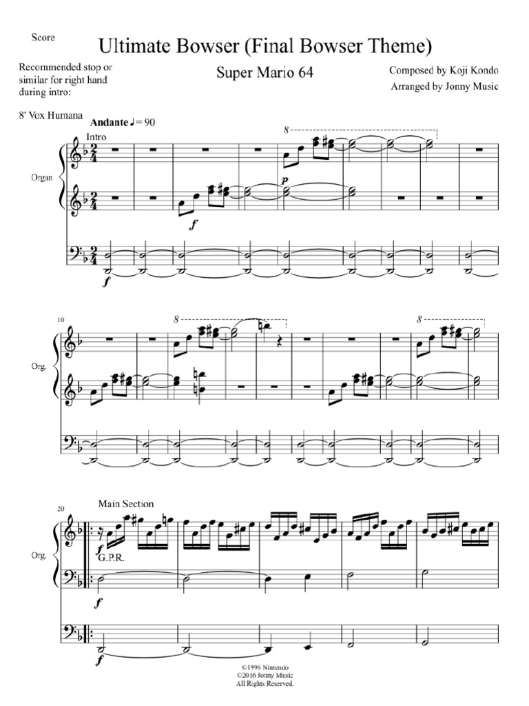 Bowser Theme | PDF