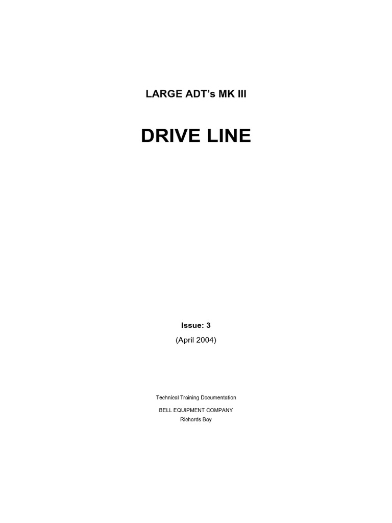 B35D B40D MKIII DriveTrain Suspension | PDF