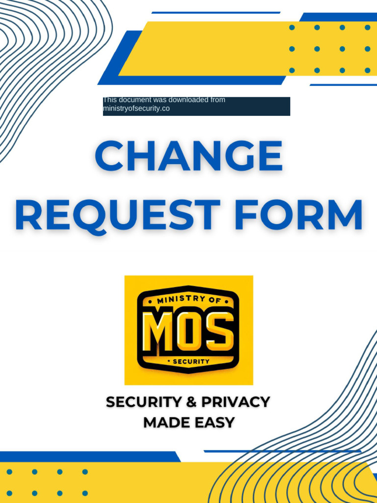 Change Management Form | PDF