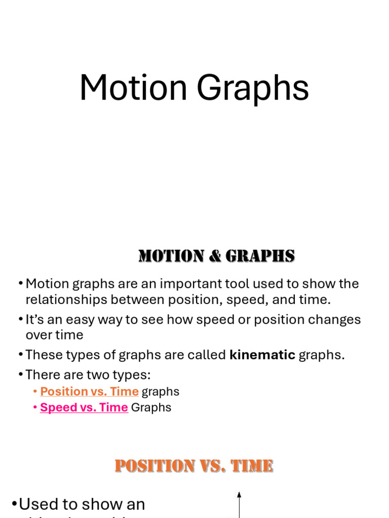 GenPhy1 Motion Graphs | PDF
