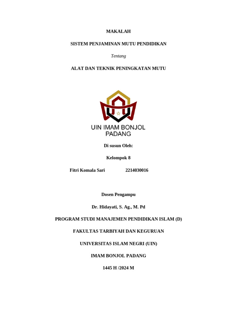 SPMP Klompok 8 | PDF