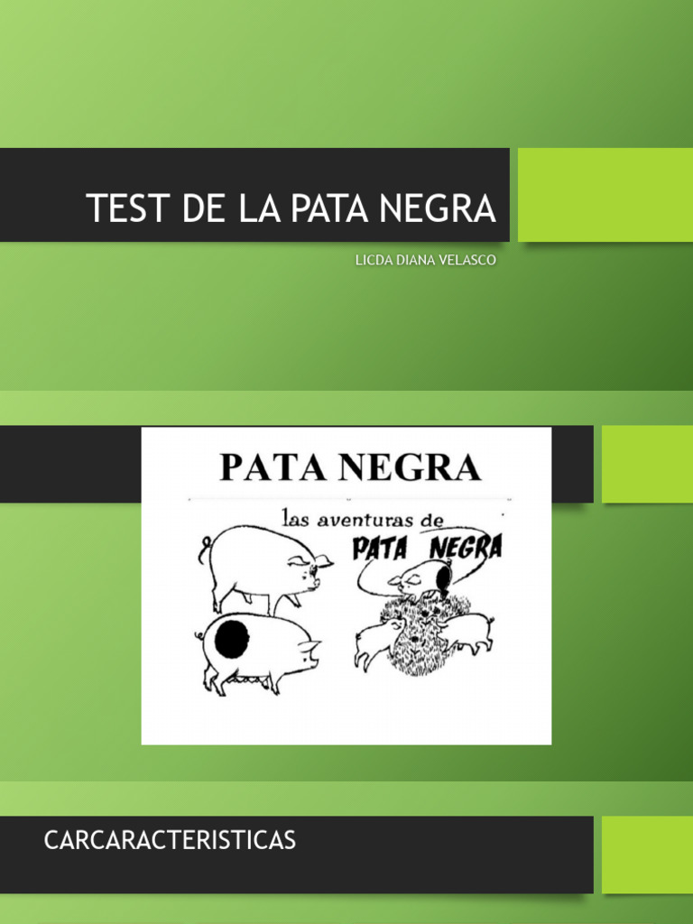 Test de La Pata Negra | PDF | Sicología | Autosuperación