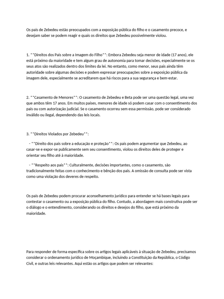 Os Pais de Zebe-WPS | PDF