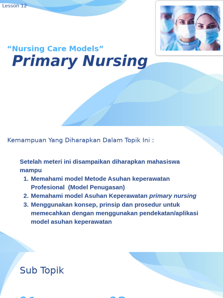 Primary Nursing | PDF | Nursing | Health Care
