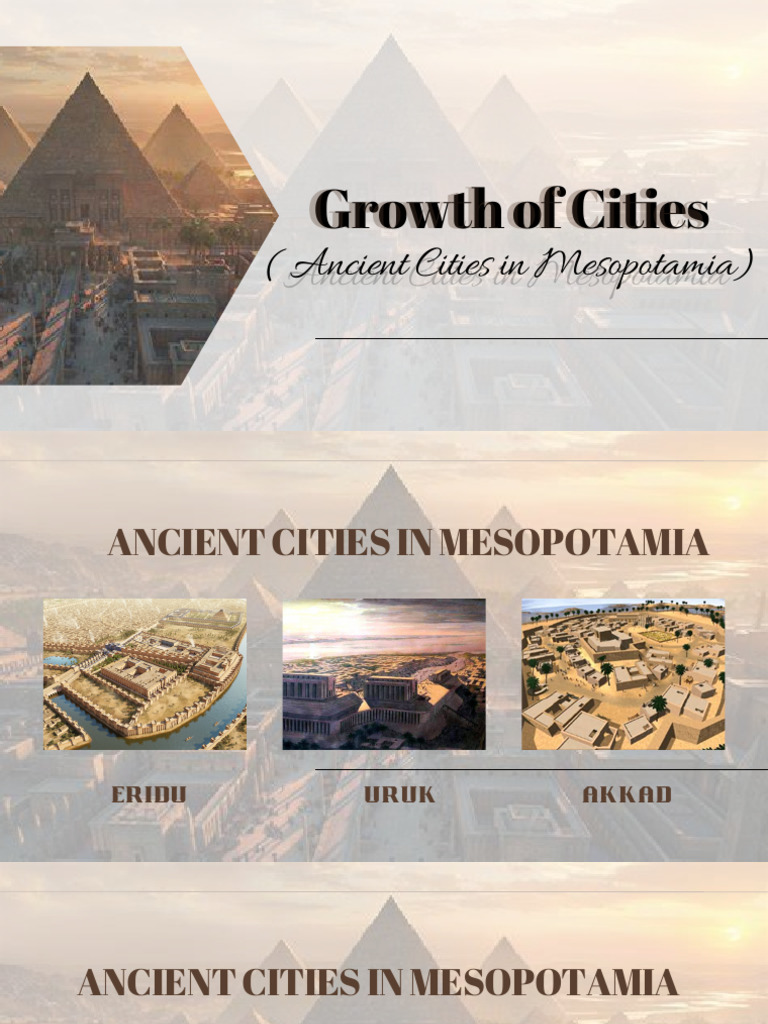 Ancient Cities in Mesopotamia | PDF | Assyria | History