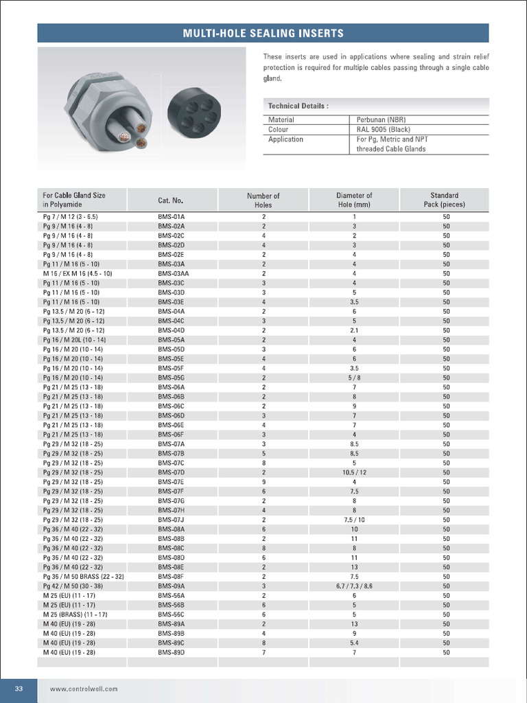 BMS Catalogue Page | PDF
