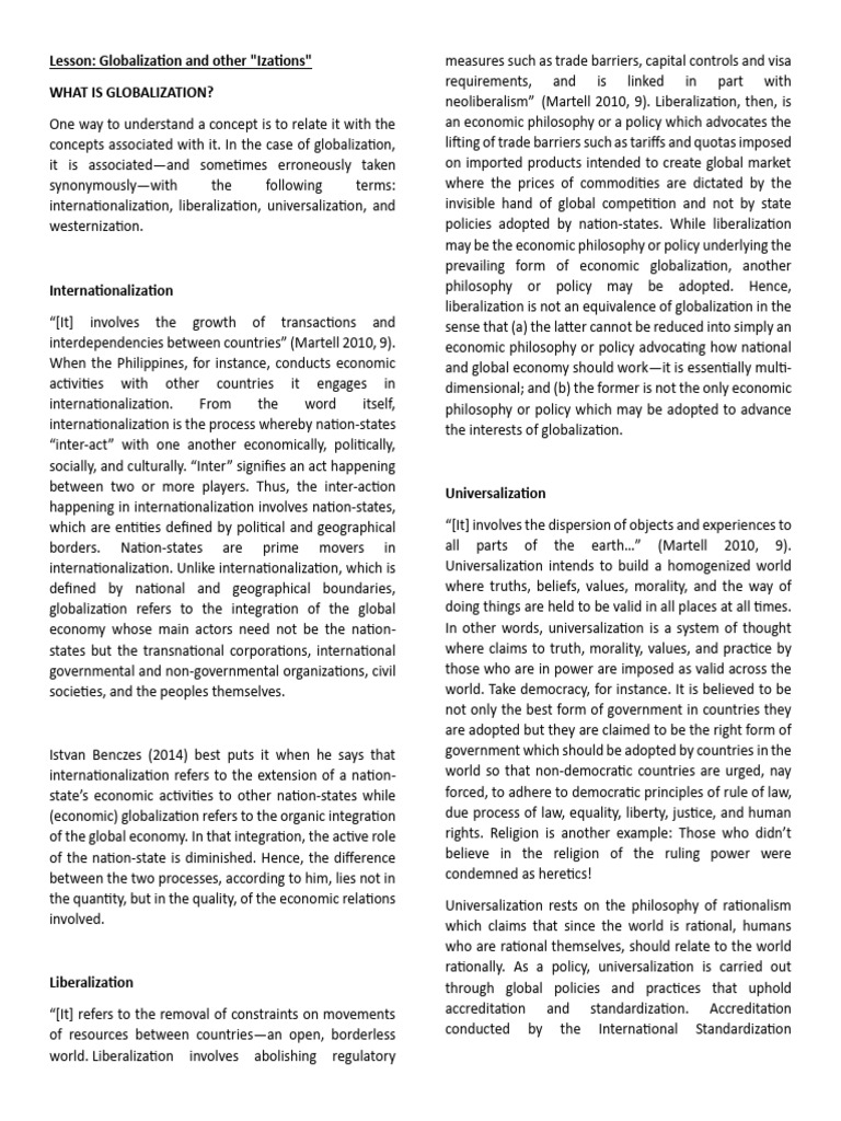 Module 1 - Contem | PDF