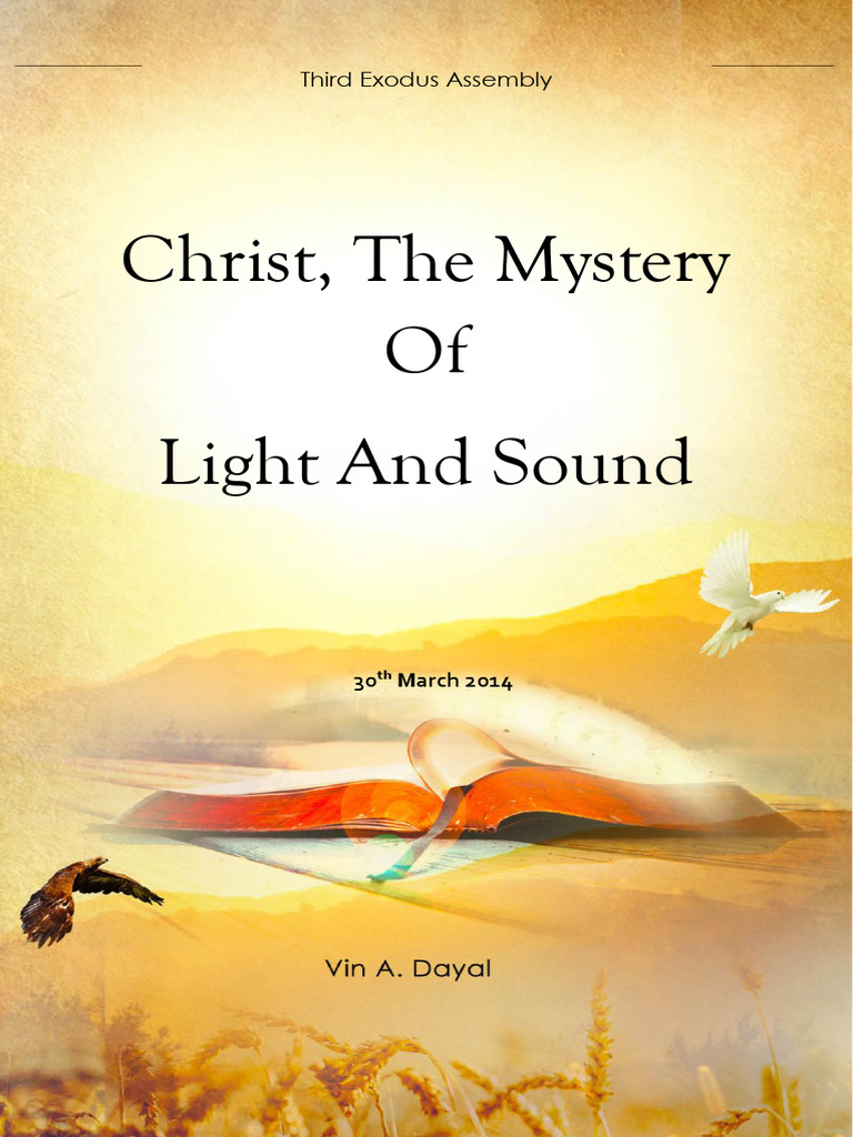 2014-0330 - Christ The Mystery of Light and Sound | PDF | God The ...