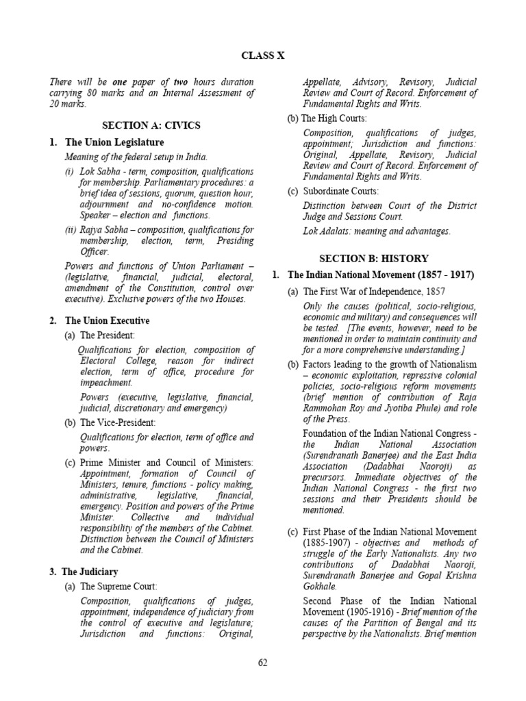 History & Civics | PDF