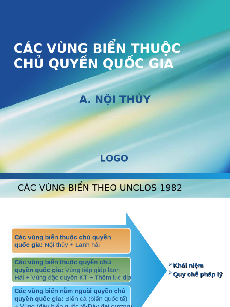 Bai 5a. Cac Vung Bien Thuoc Chu Quyen Quoc Gia (Noi Thuy+lanh Hai) | PDF