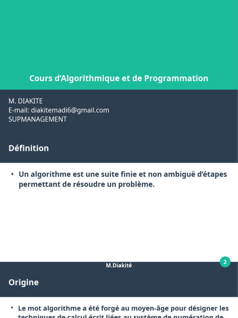 Cours Algo | PDF