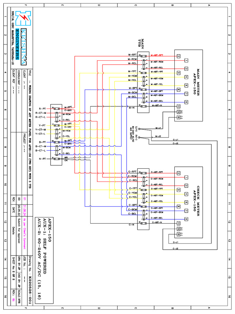 Wiring Diagram of SEM Meter | PDF