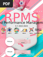 RPMS-Portfolio 2022-2023 | PDF | Educational Assessment | Learning