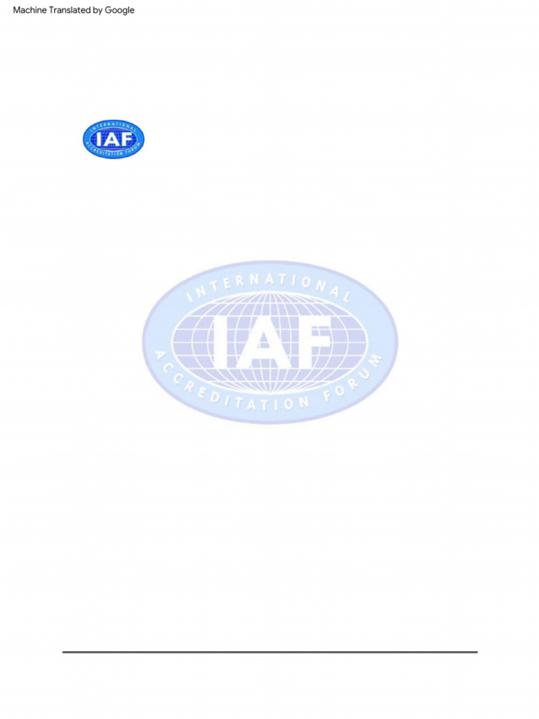 IAF Audit Time Determination Guide | PDF | Elements Of Music | Computers