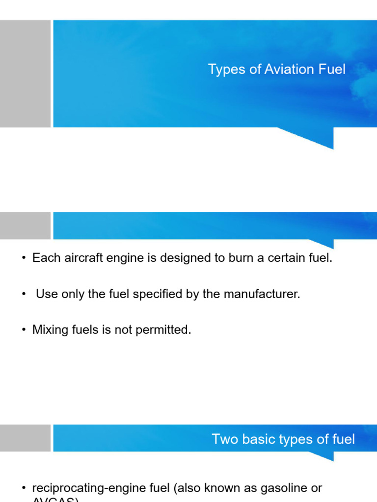 Types Of Aviation Fuel P Pdf