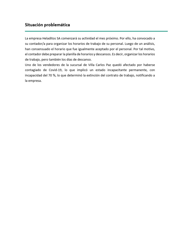 TP2 - Situación Problemática | PDF