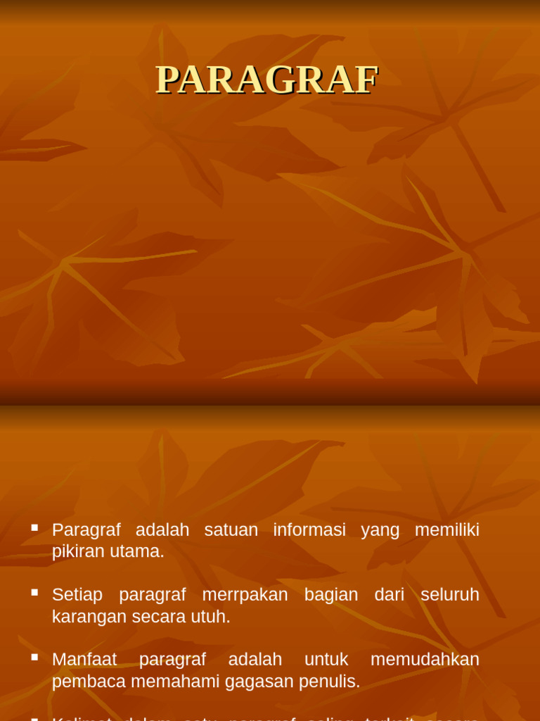 Materi Paragraf | PDF