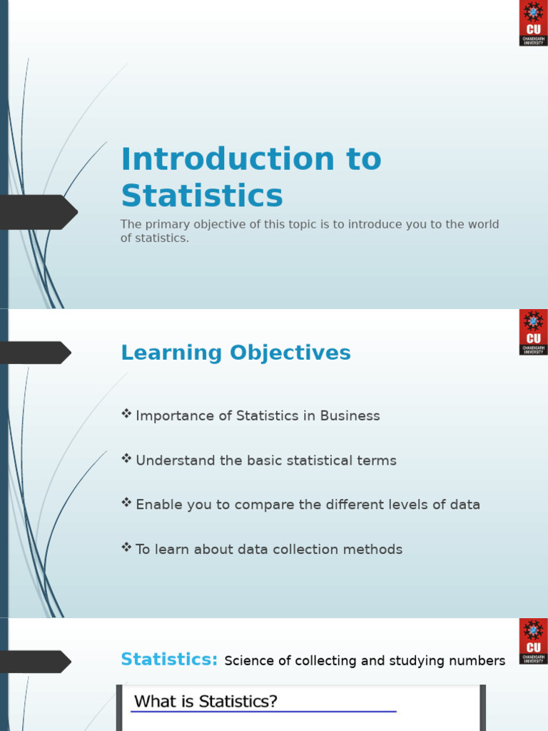 Unit1_1Basics of Statistics | PDF