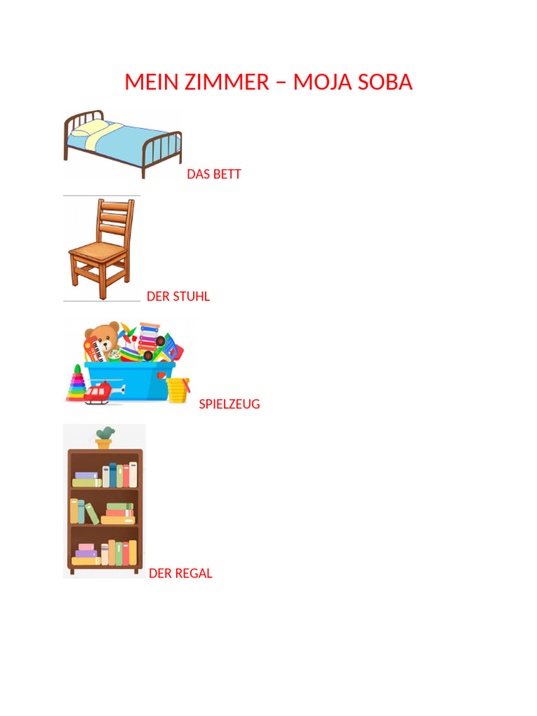 Mein Zimmer | PDF