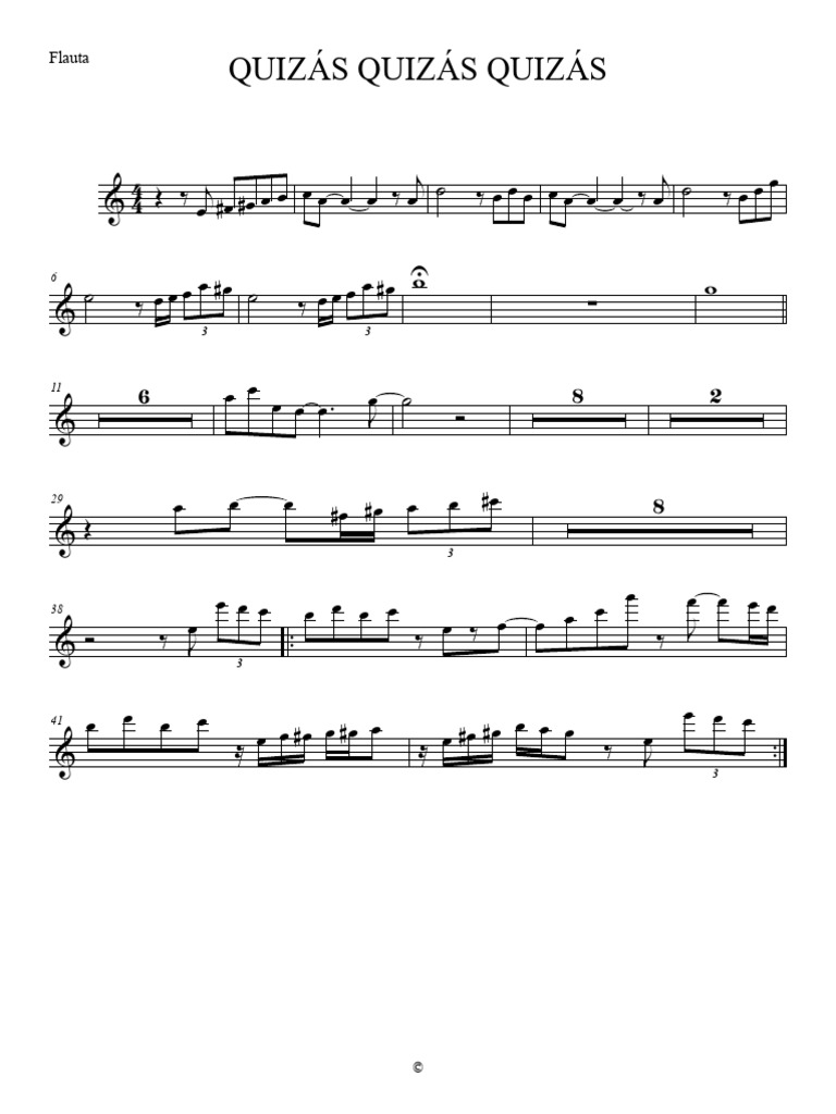 Quizás Quizás Versión Tonina | PDF