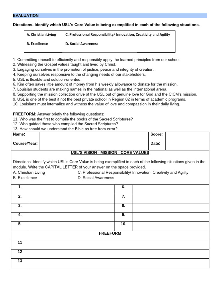 Evaluation 1 | PDF