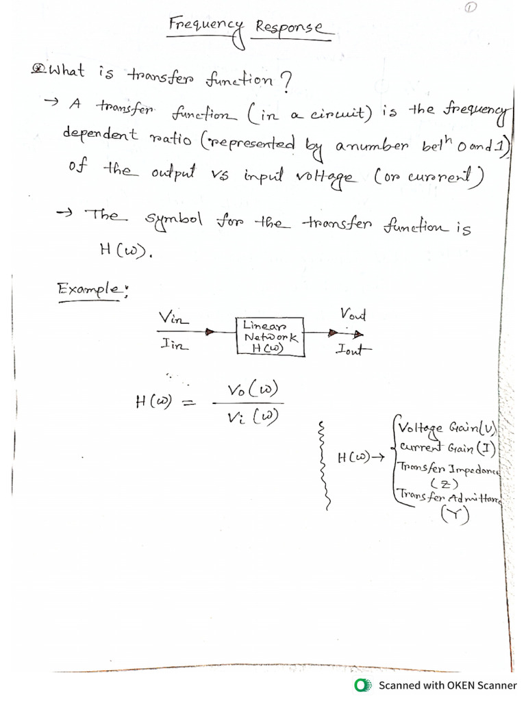 sheet 2 freq response | PDF