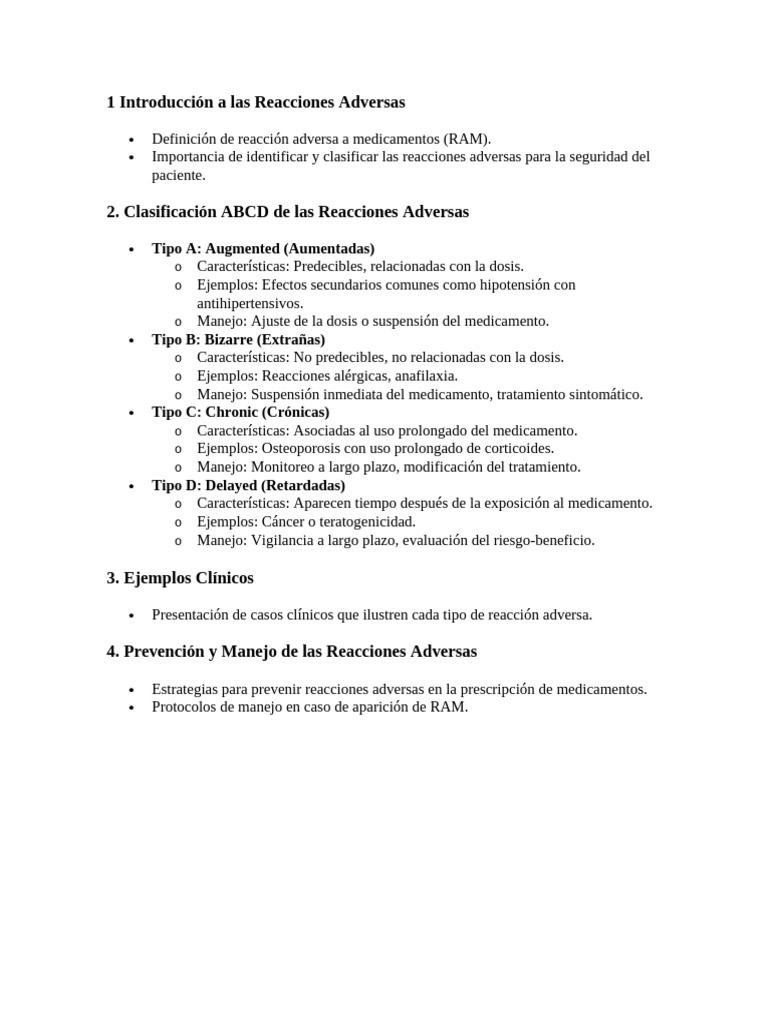 Puntos Posibles A Desarollar para La Charla | PDF