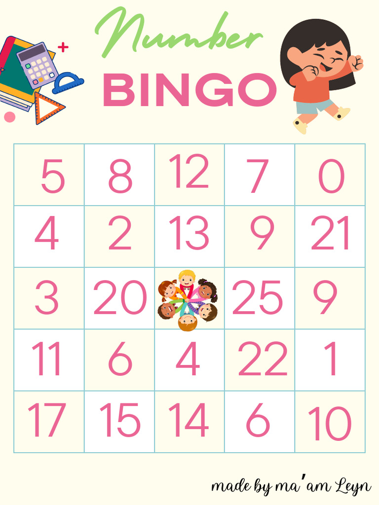 Number Bingo | PDF