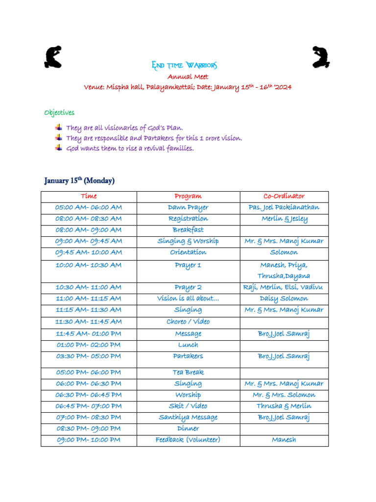 Annual Meet - 2024 | PDF