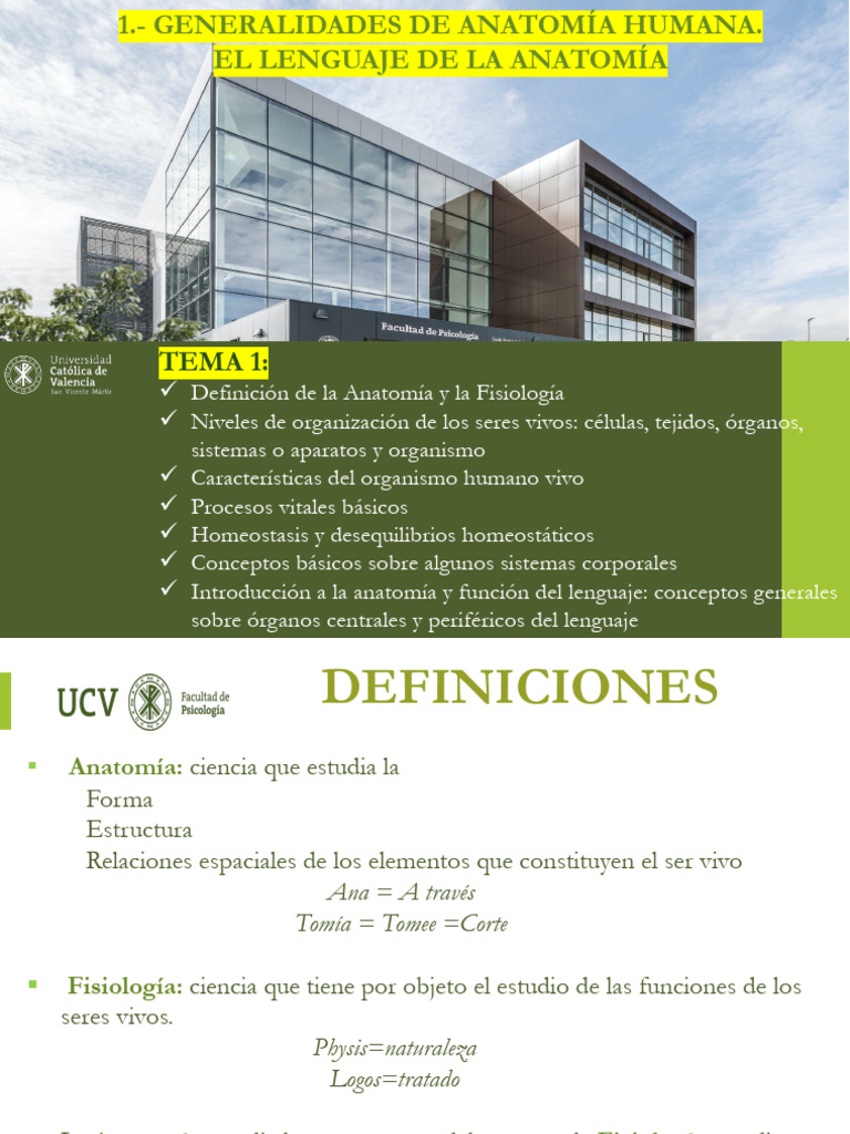 Tema 1 - Generalidades | PDF