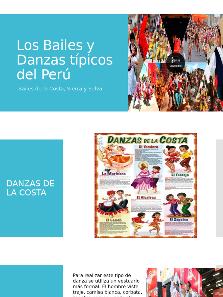 Los Bailes Y Danzas Típicos Del Perú B Pdf