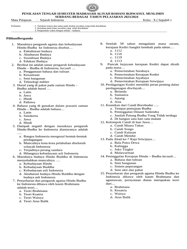 KLS Xi Semester 2 | PDF