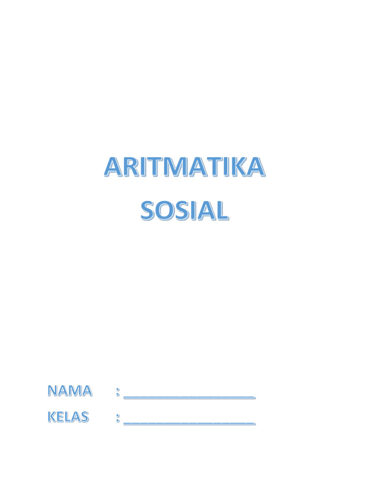 Modul KELAS 7 Aritmatika | PDF
