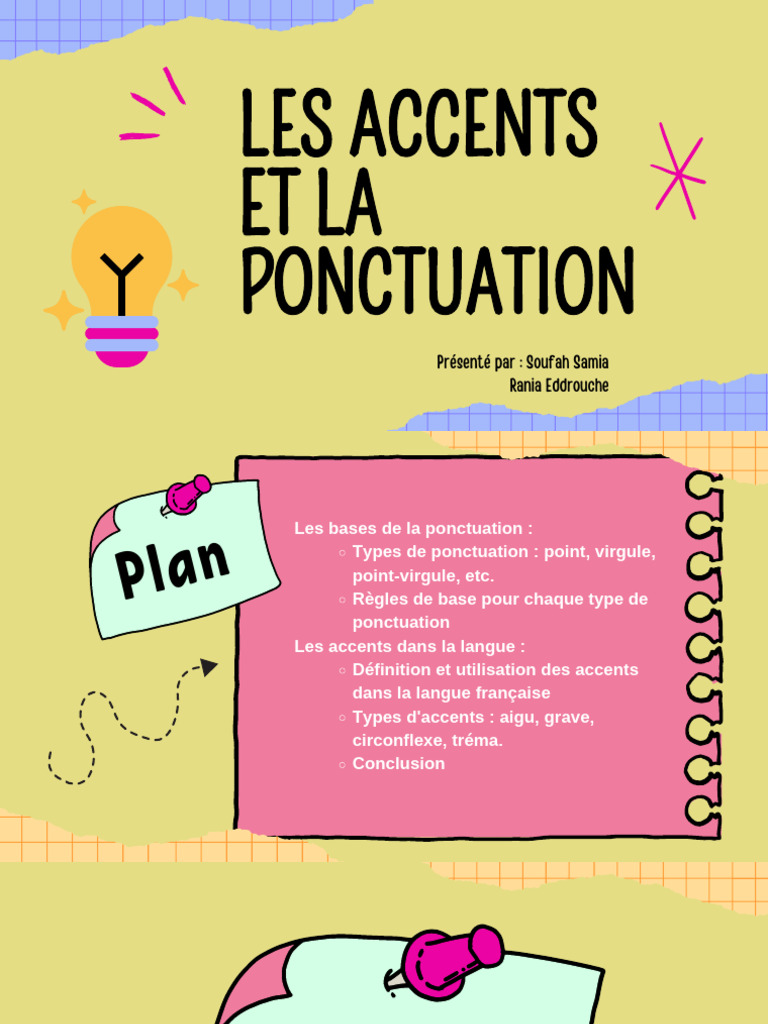 Exposé Accents Et Ponctuation | PDF
