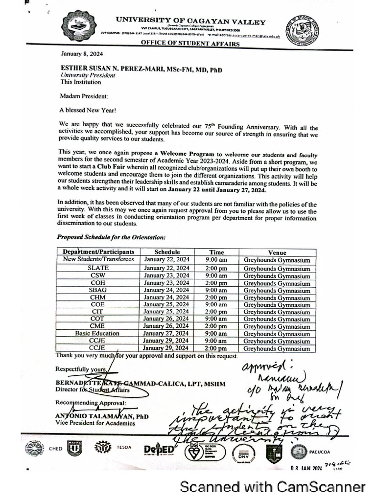 Welcome Program and Orientation Program | PDF