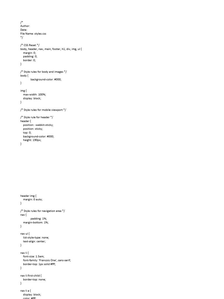 CH6 Chapter Styles | PDF