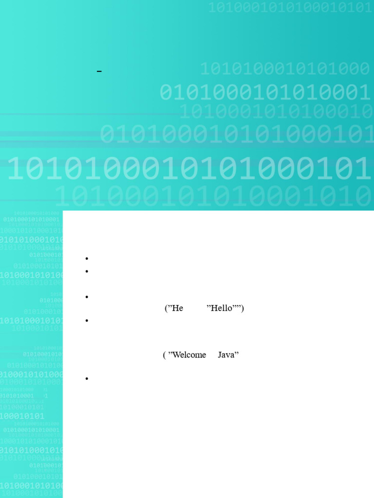 Lecture 3 - Elementary Programming | PDF Lecture 3 - Elementary Programming | PDF