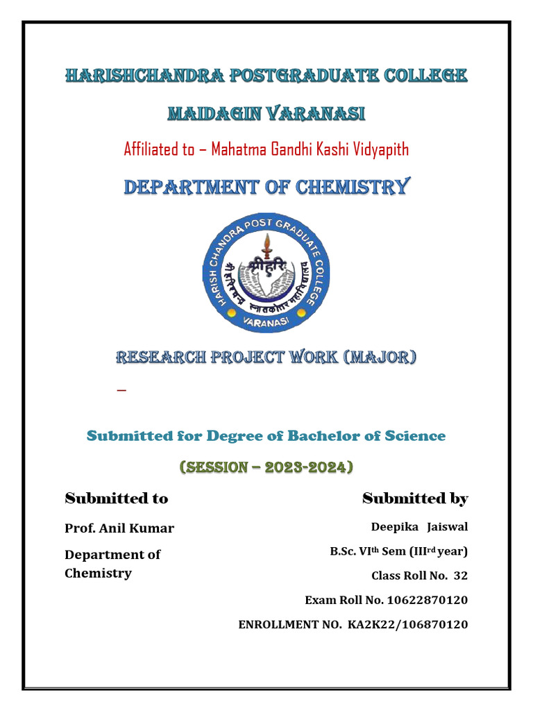 Harishchandra postgraduate college | PDF