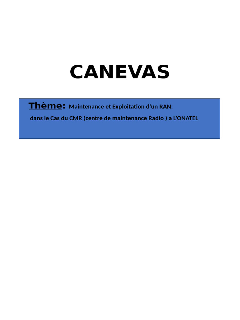Canevas | PDF