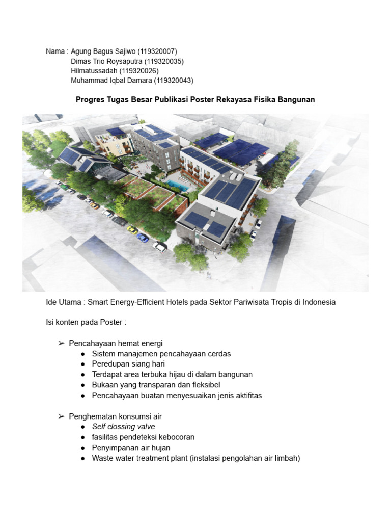 Progres Tugas Besar Rekayasa Fisika Bangunan | PDF