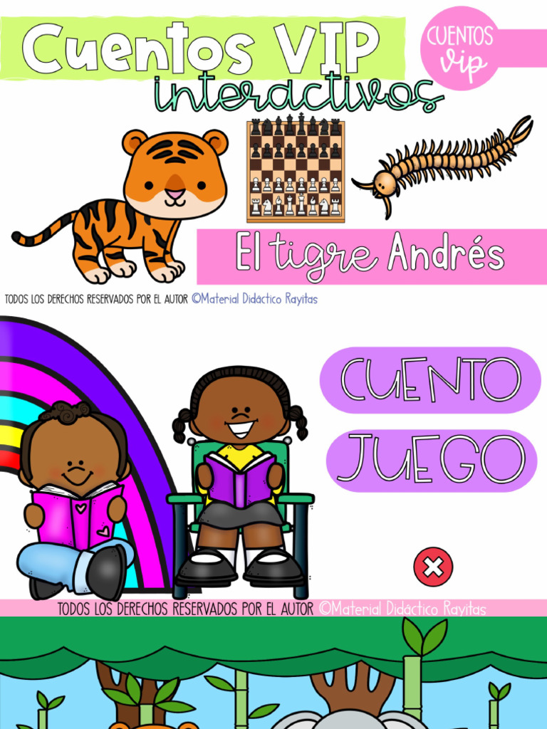 Cuento Interactivo. El Tigre Andres | PDF